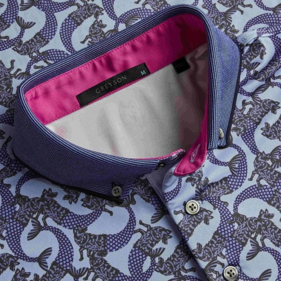 Greyson | Shirts | Last One Greyson Merwolf Polo Heron Nwt | Poshmark